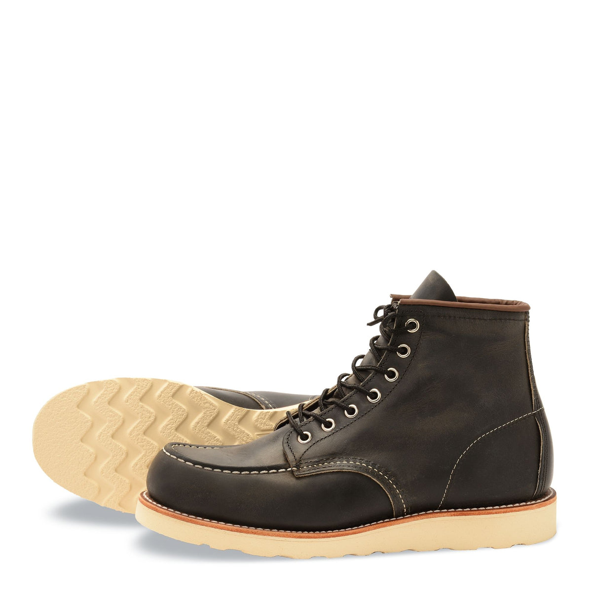 Red Wing 8890 Moc Toe Charcoal Rough & Tough – Red Wing Shoe Store